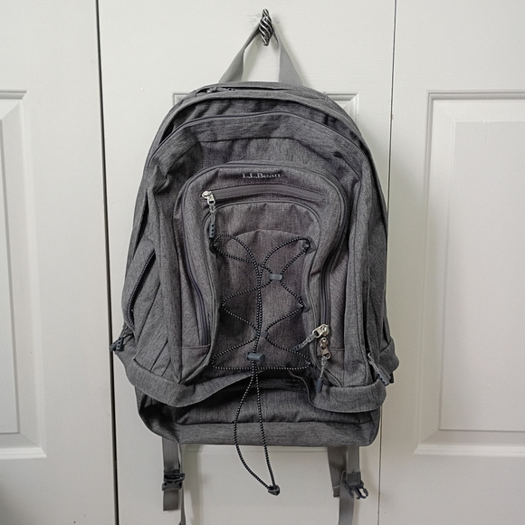 L.L. Bean | Bags | Ll Bean Large Gray Backpack | Poshmark